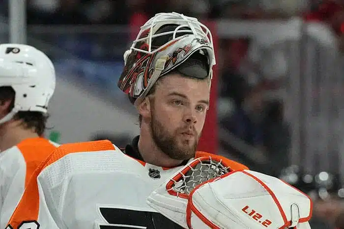 Ersson’s Emergence Gives Flyers Good Problem in Goal