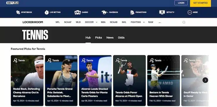 Tennis Betting Guide 2025 - Best Tennis Betting Sites