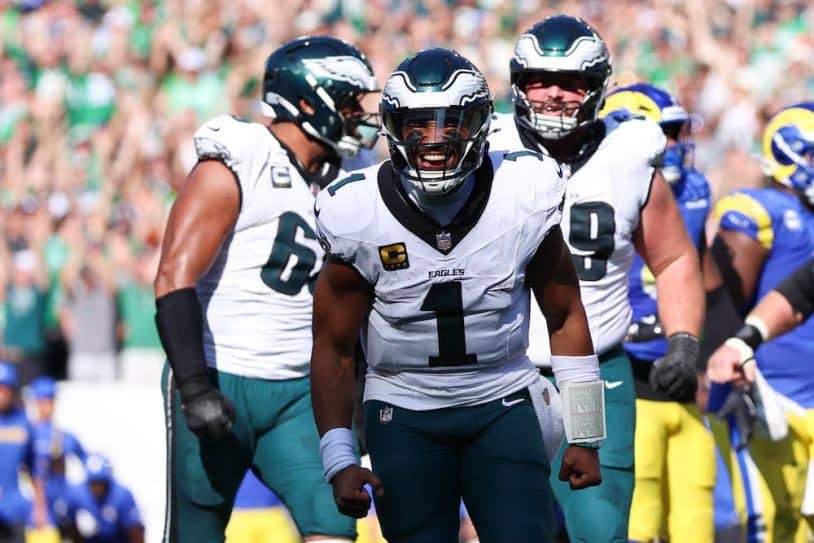 Leaders Lead: Jalen Hurts Leads Eagles’ Dramatic Comeback Over Rams ...
