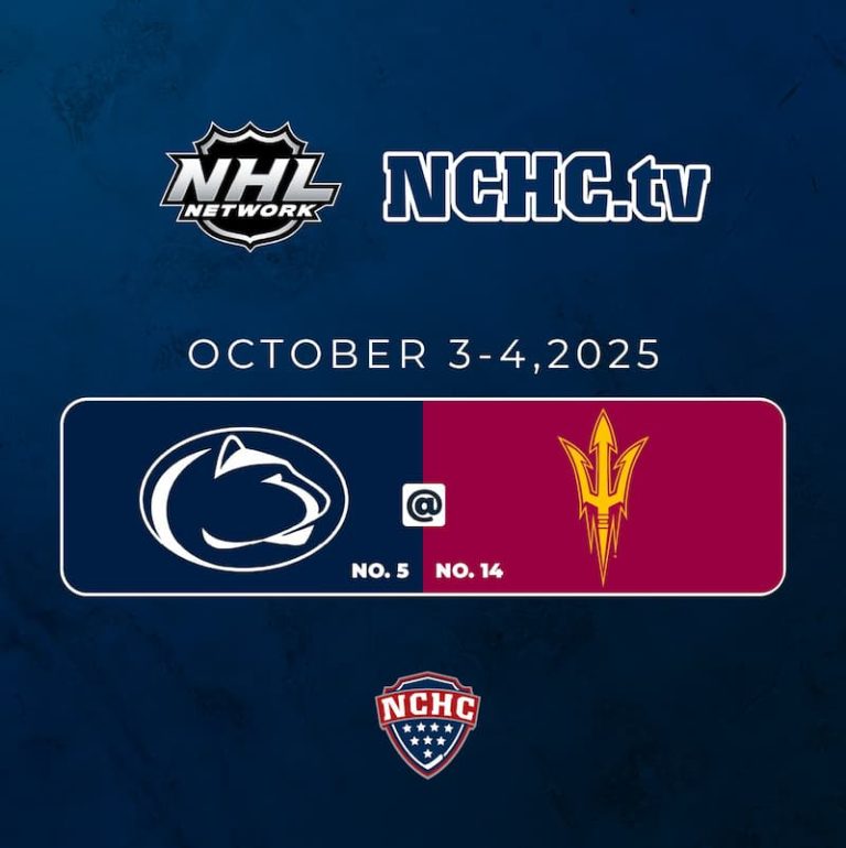 Penn State Hockey Sweeps No. 14 Arizona State Behind McKenna’s Late ...